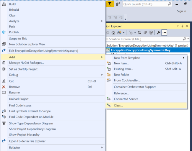Encryption And Decryption Using A Symmetric Key In C#